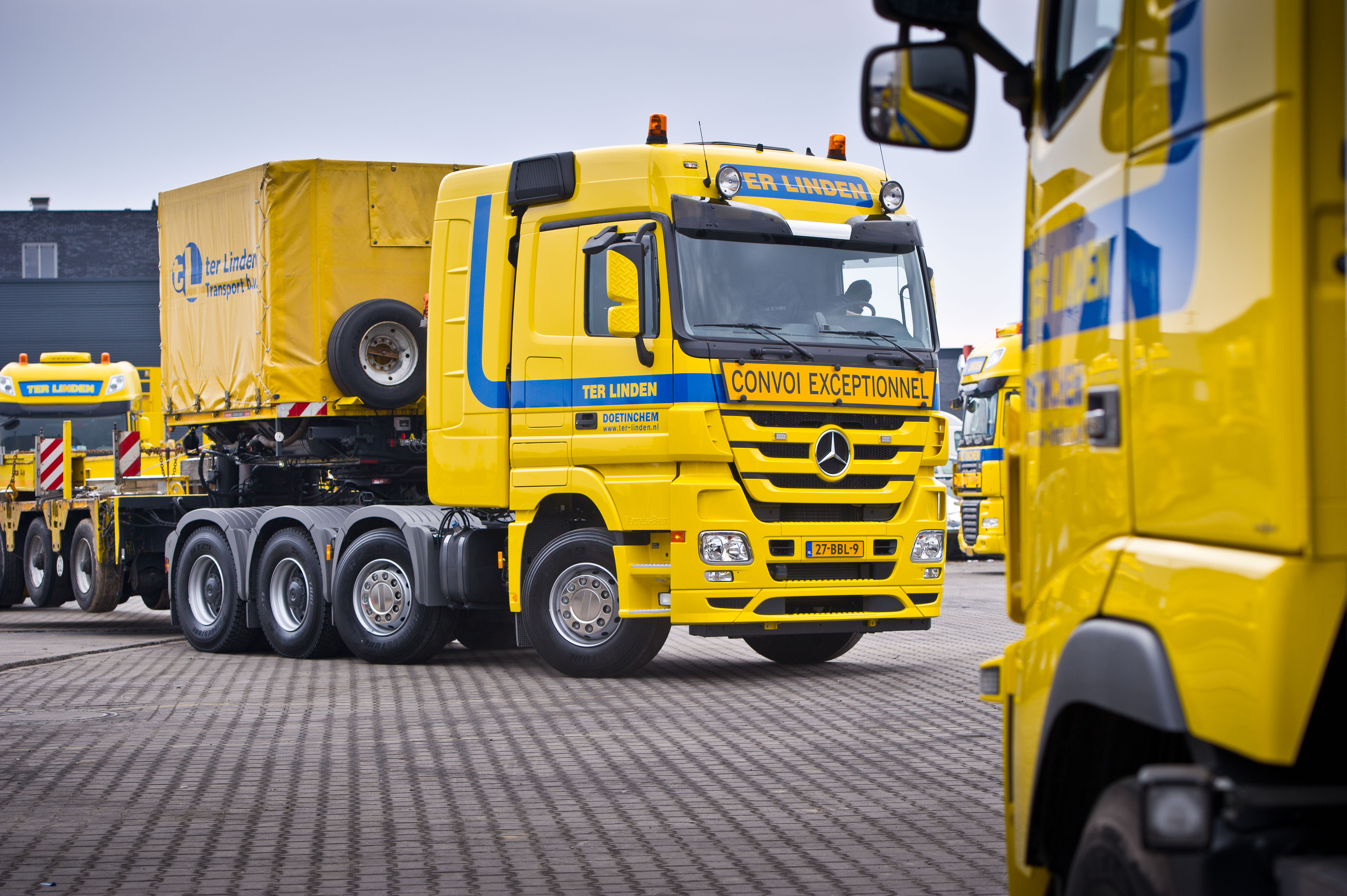 MB Actros SLT zwaar transport trekker voor Ter Linden - Alex Miedema