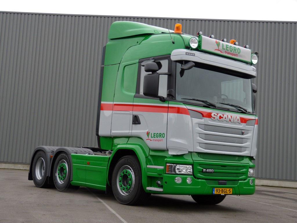 Nieuwe Scania R450 trekkers voor Legro - Alex Miedema