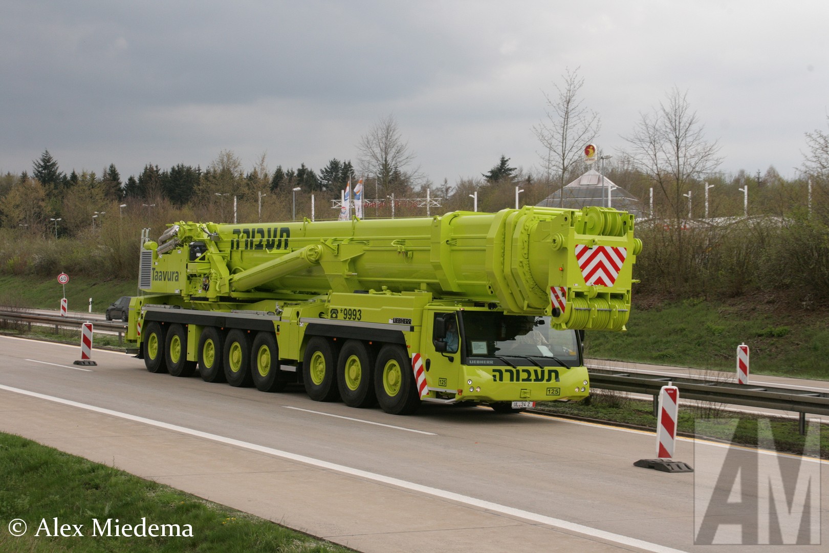 Liebherr LTM1500 onderweg naar Israël - Alex Miedema