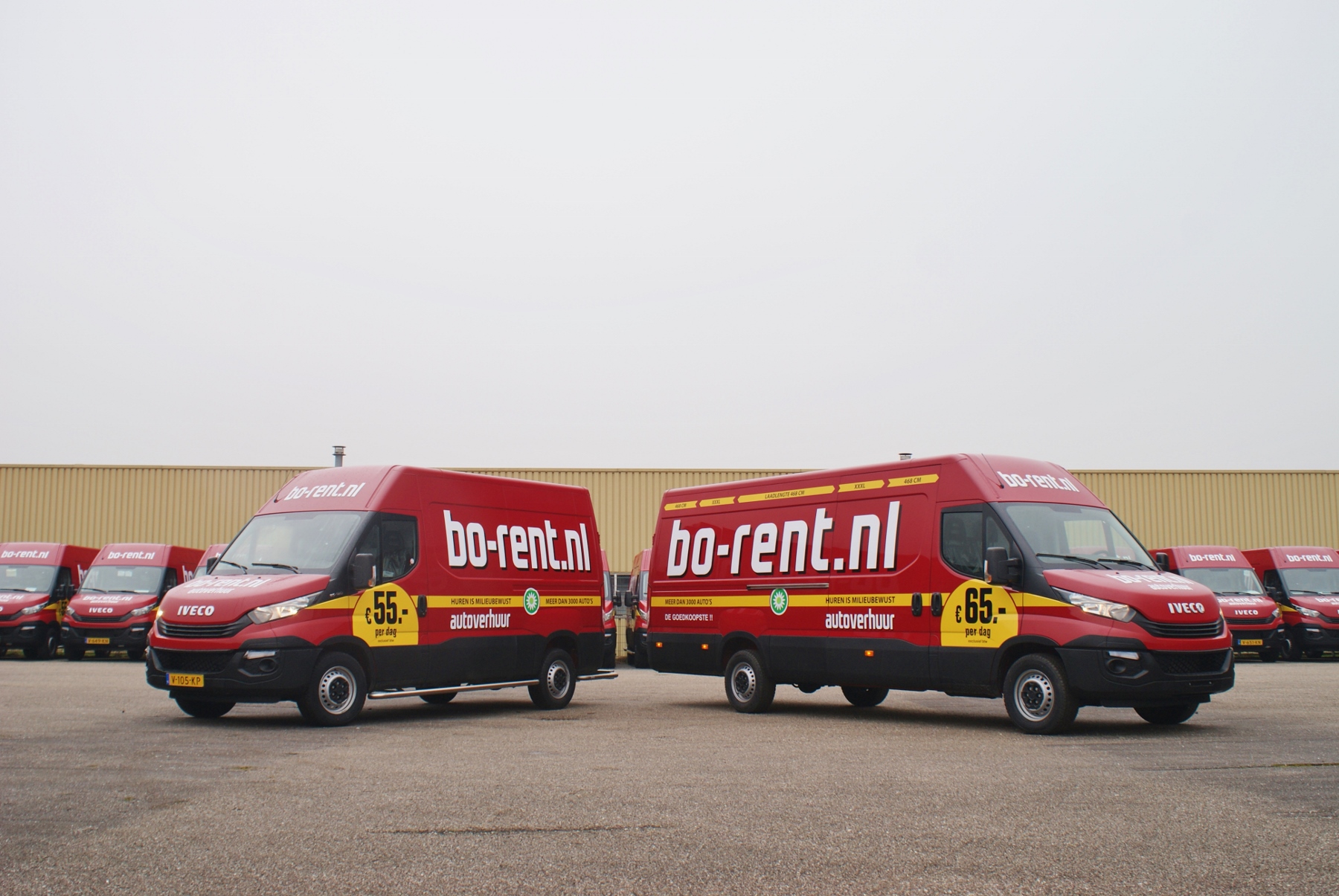 250 Iveco Daily's voor Bo-Rent - Alex Miedema