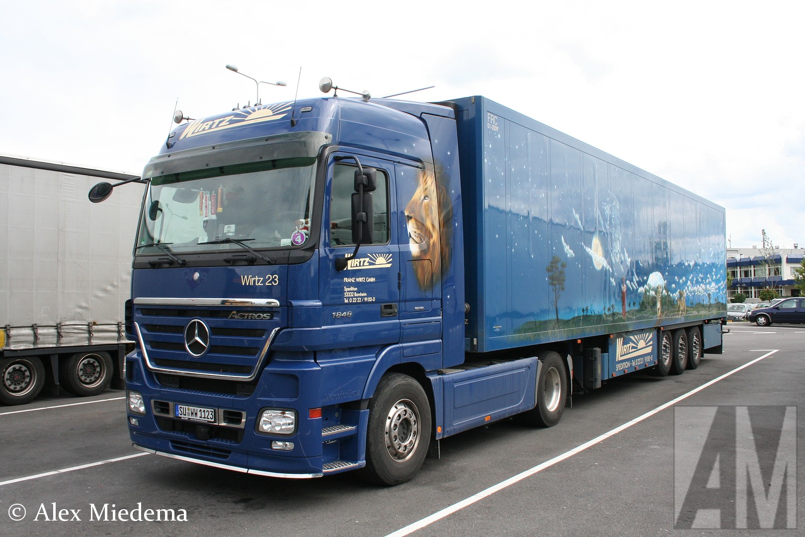 Mercedes-Benz Actros met een Scania motor? - Alex Miedema