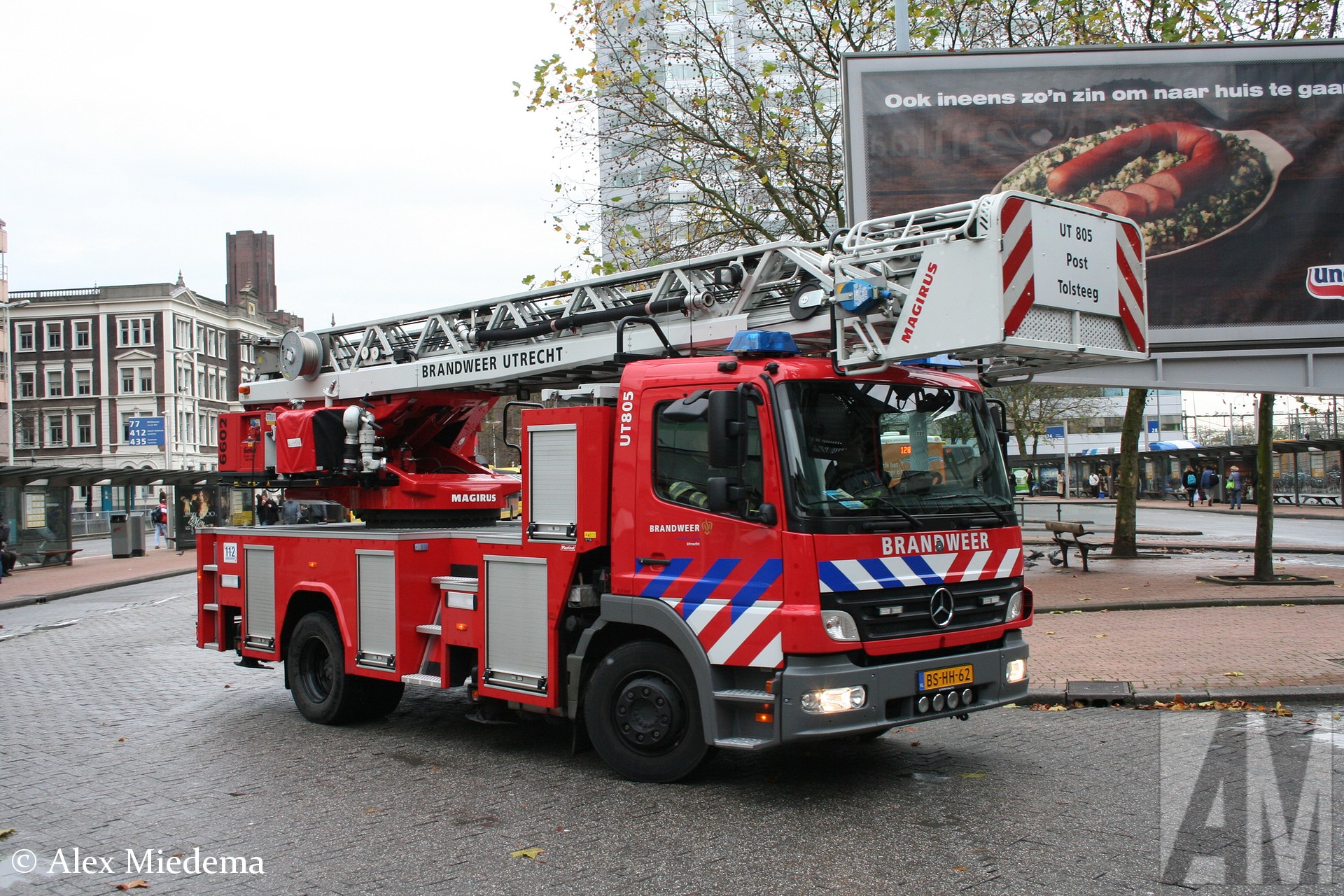 UT-805: een compacte Magirus Ladder op Atego-chassis - Alex Miedema