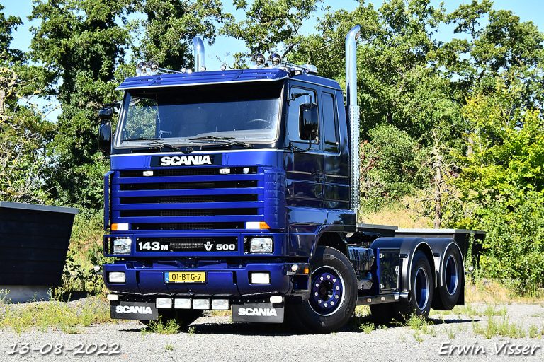 Fotoshoot met de Scania 143 Streamline van 033 containers - Erwin Visser