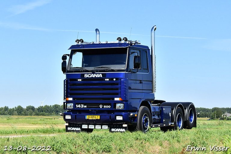 Fotoshoot met de Scania 143 Streamline van 033 containers - Erwin Visser
